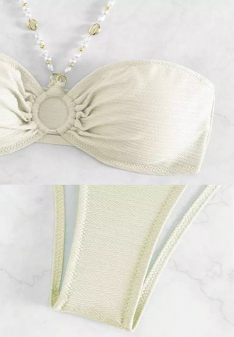 Buy Sunnydaysweety New halterneck chain swimsuit set CA24032143W 2025 ...