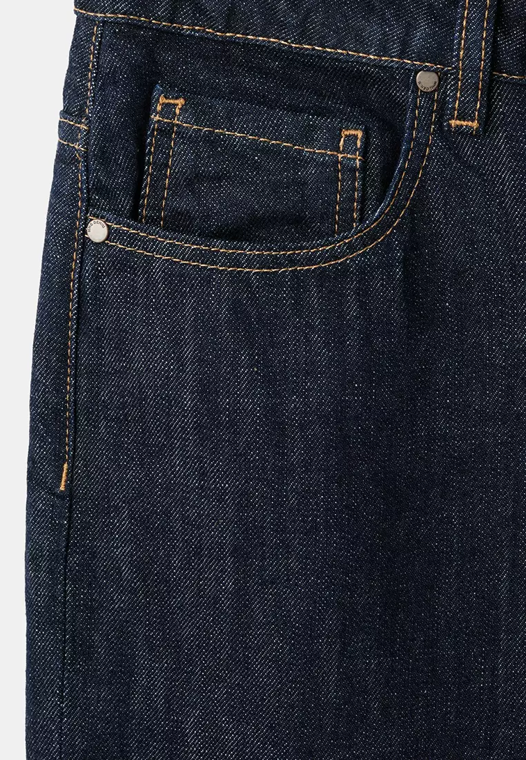 Buy Mango Straight-Leg Jeans With Placket 2025 Online | ZALORA