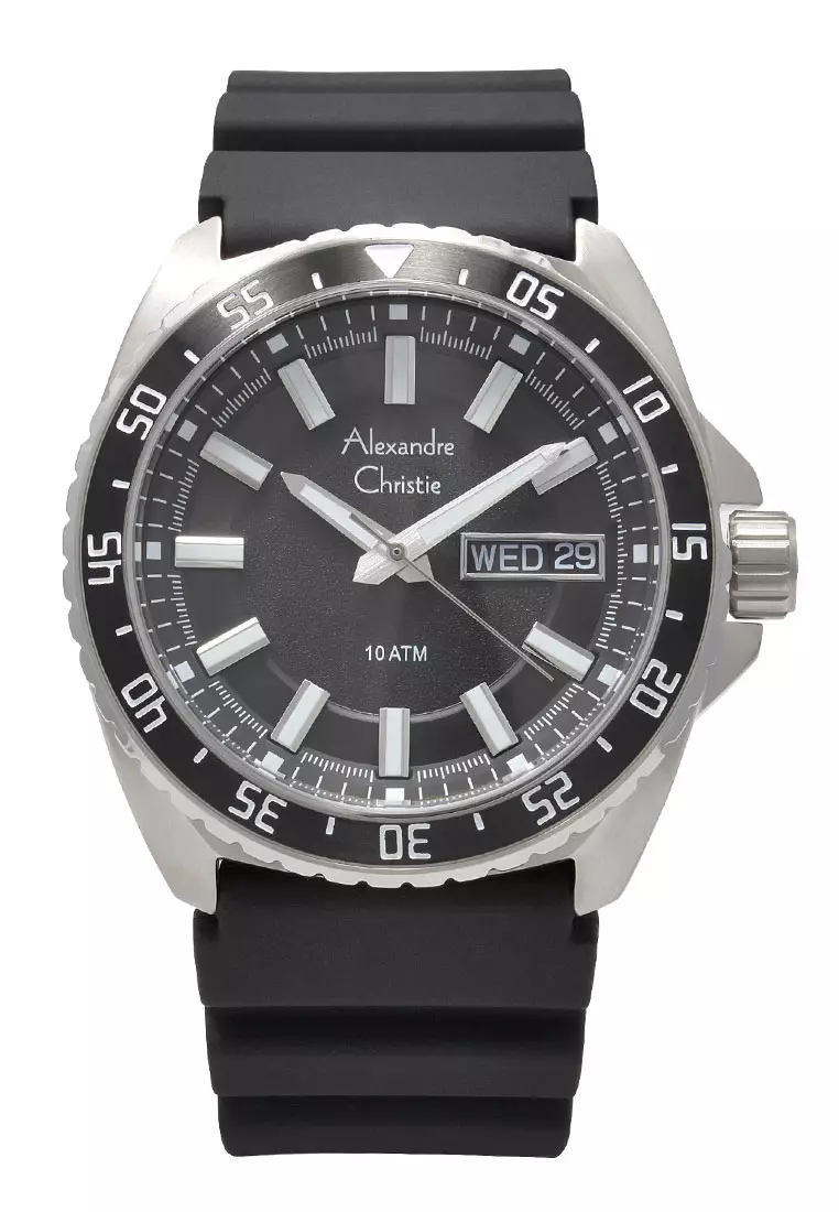 Jual Alexandre Christie Alexandre Christie Jam Tangan Pria - Silver ...