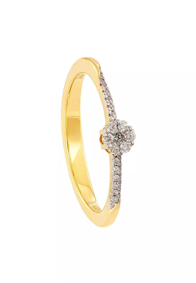 Buy HABIB HABIB Diamond Ring in 375/9K Yellow Gold 269500724(YG) Online ...