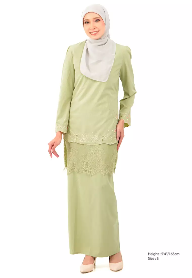Buy Gene Martino GM - De'Bunga Raya Series Bidasari Kurung Modern 8185 ...