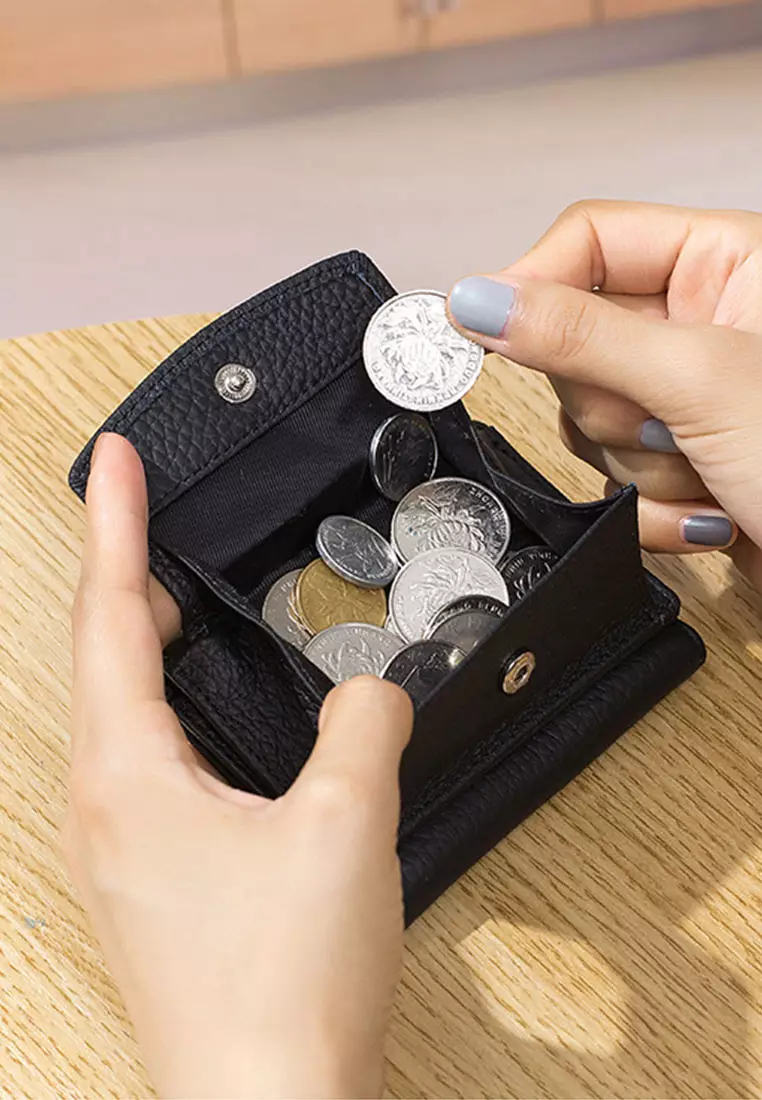 Buy HAPPY FRIDAYS Full Grain Leather RFID Security Purse JW AN-2753 ...