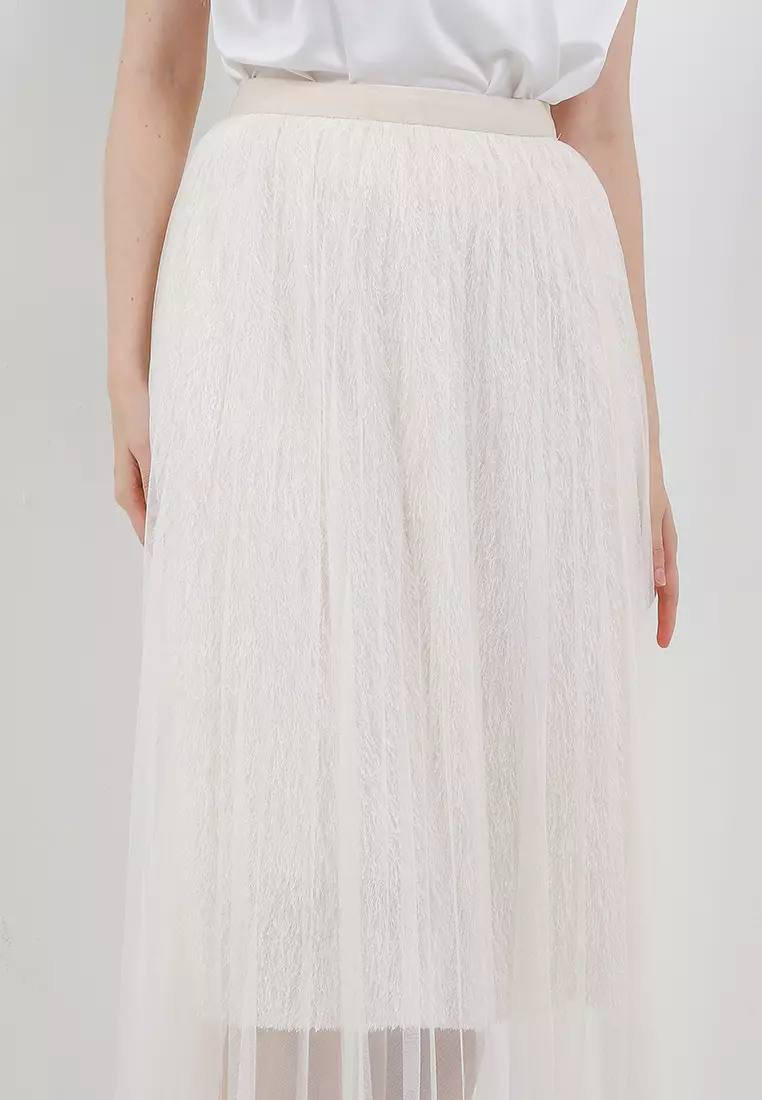 Jual Chic Simple Furry Lining Tutu Skirt Original 2025 | ZALORA Indonesia