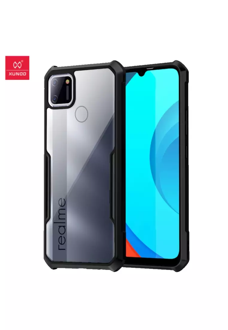 Buy MobileHub Realme C15 XUNDD Urban Armor Gear Shockproof Case (Black ...