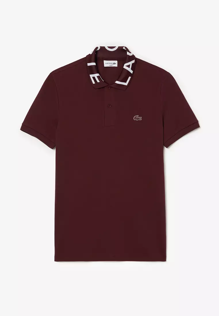 Buy Lacoste Lacoste Movement Jacquard Collar Polo Shirt 2025 Online | ZALORA Philippines