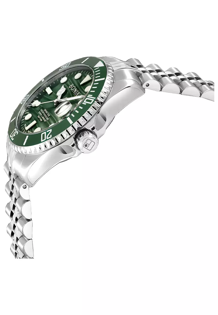Jual BONIA Bonia Sapphire Glass Automatic Limited Edition - Silver ...
