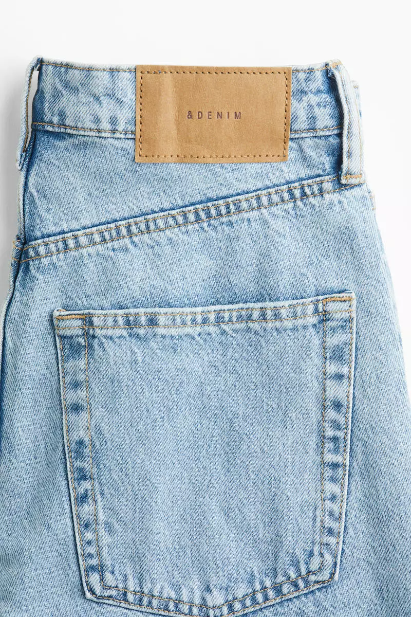 Buy H&M Wide High Jeans Online | ZALORA Malaysia