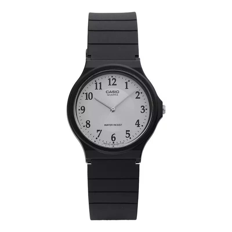 Jual CASIO Jam Tangan Unisex Casio General MQ-24-7B3LDF White Silver Dial Black Resin Band ...