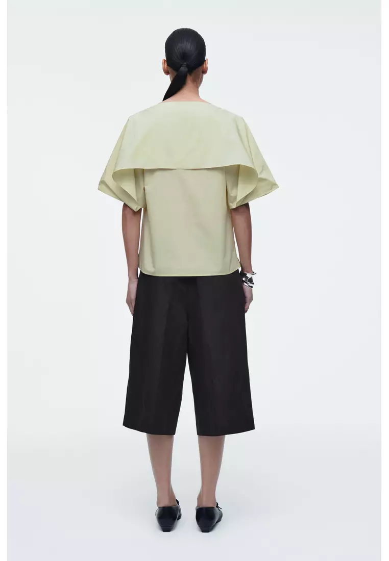 Buy COS DRAPED COTTON TOP Online | ZALORA Malaysia