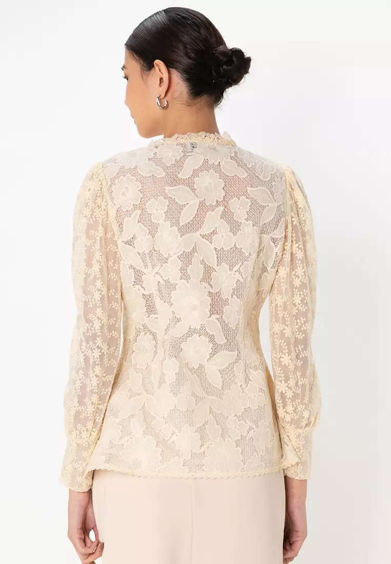 Buy EMBARA Java Kebaya Top Online | ZALORA Malaysia