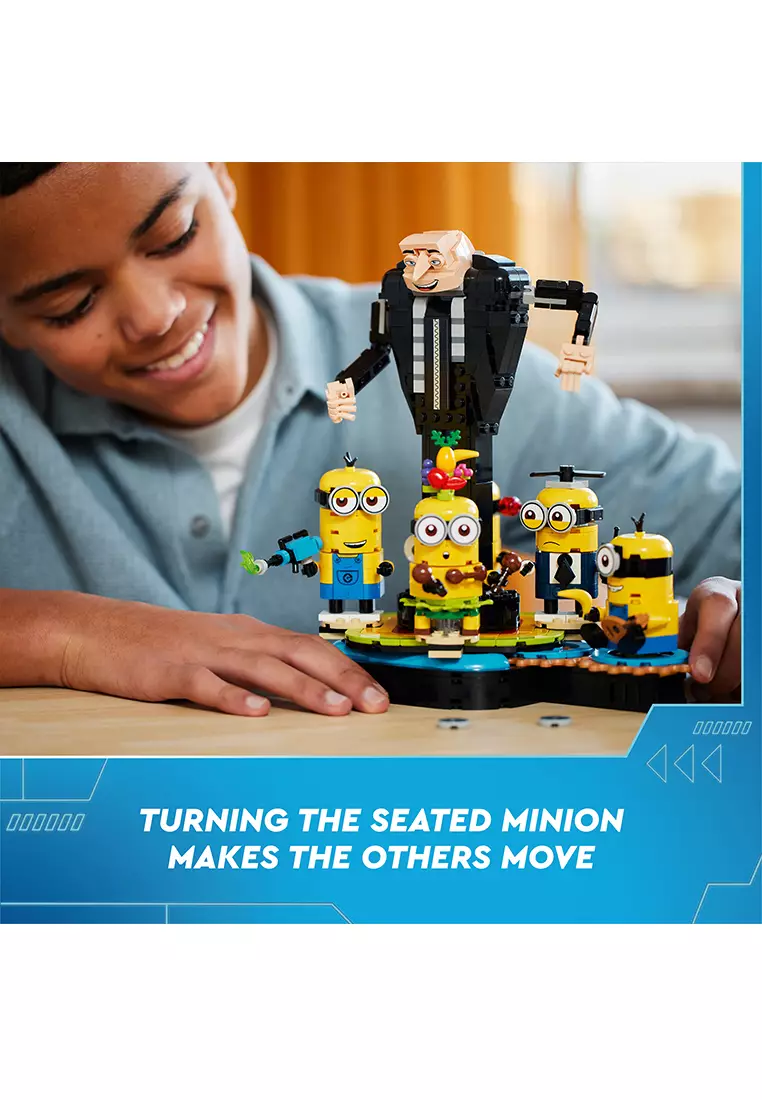 Buy LEGO® Despicable Me 4 75582 Brick-Built Gru and Minions, Age 9 ...