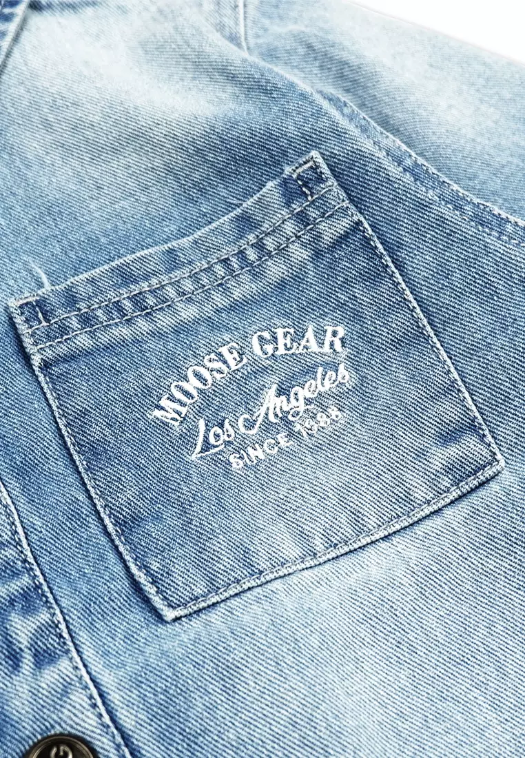 Buy Moose Gear Boys Denim Jacket with Embroidery Details 2024 Online ...