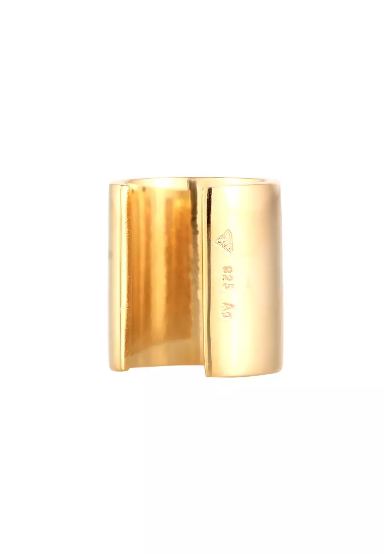 Buy Kuzzoi Earrings Men Cuff Single Basic Gold Plated 2026 Online | ZALORA