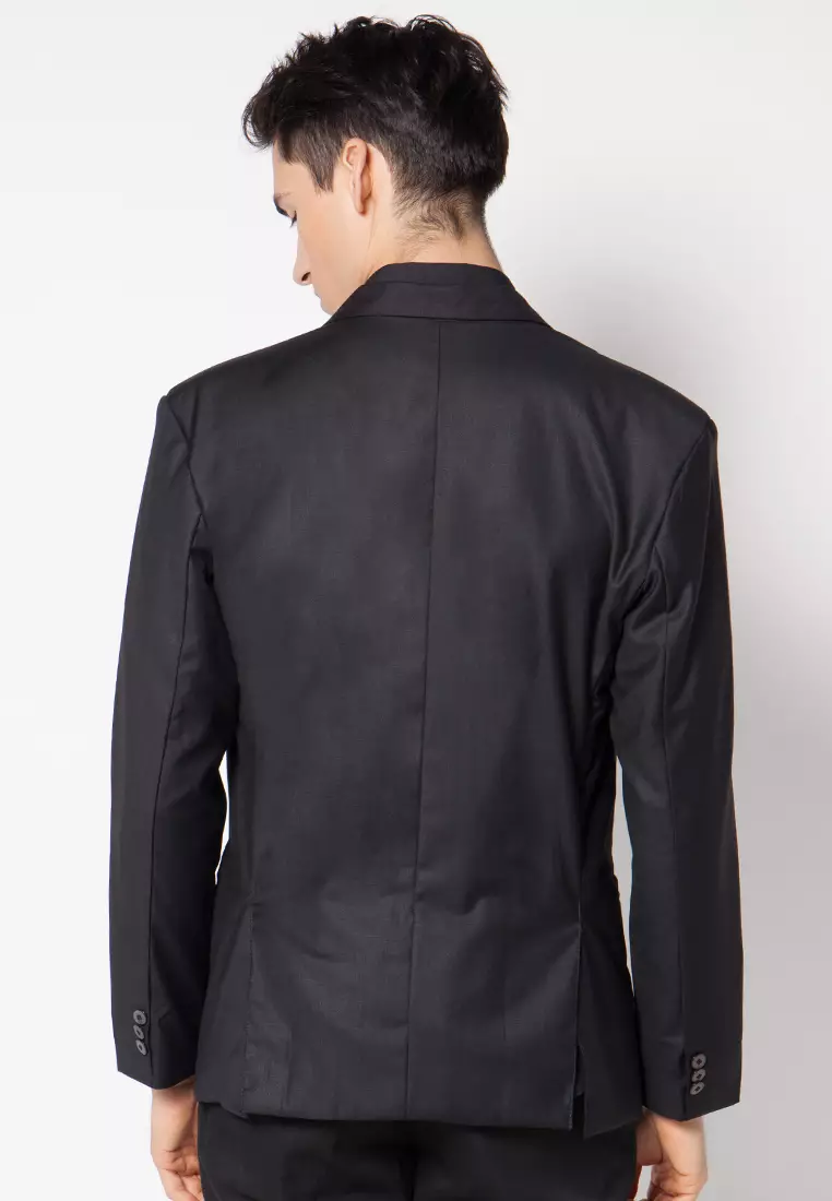 Jual Crows Denim Crows Denim - Blazer Velvet New Black Style Original ...