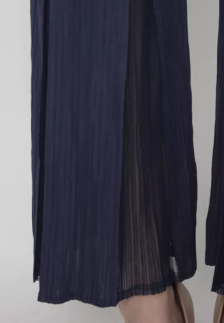 Jual Rupa Arupa Rupa Arupa - Navy Blue Lindsey Pleats Pants Original ...