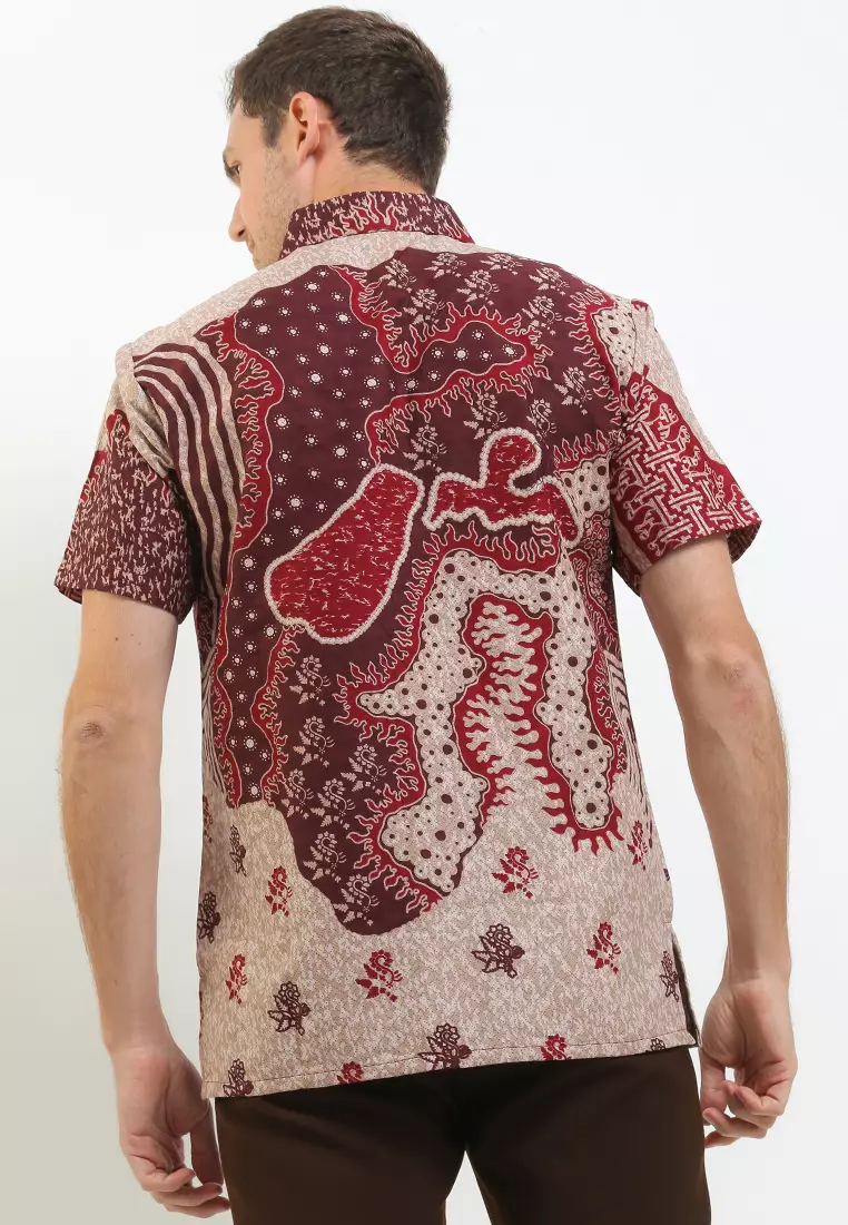 Jual ARJUNA WEDA Hem Batik Body Fit Modern 5 Original 2025 | ZALORA ...