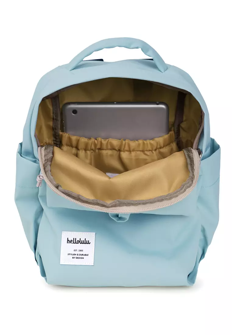 網上選購 Hellolulu CARTER JR. (ECO 版) Mini Daypack, 迷你防水後背包背囊, 可愛雙肩包可放手機短銀包 (帕爾馬藍) 2025 系列 | ZALORA香港