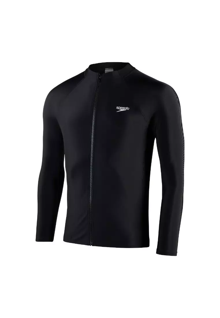 網上選購 Speedo ECO ENDURABRITE 男士 ESSENTIAL ZIP FRONT LONG SLEEVE RASH TOP ...