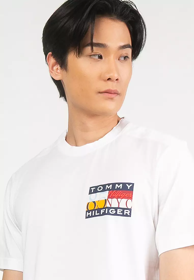 Buy TOMMY HILFIGER Colour Flag Tee - Tommy Mainline 2025 Online | ZALORA Philippines