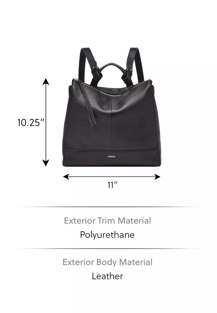 Buy Fossil Fossil Women's Elina Backpacks ( SHB2979001 ) - Black ...
