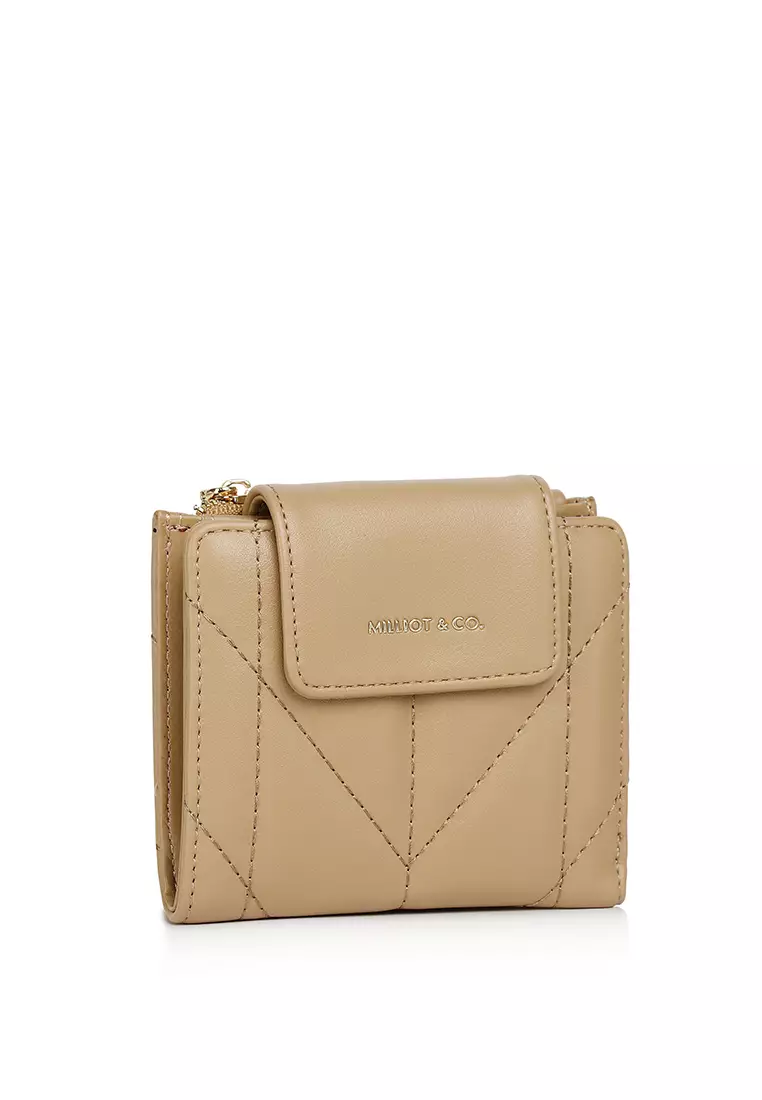 Buy Milliot & Co. Viean Quilted Top Zip Mini Wallet 2025 Online ...