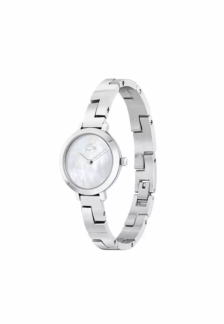Buy Lacoste Tivoli Women's Watch Stainless Steel Strap - White Dial ...