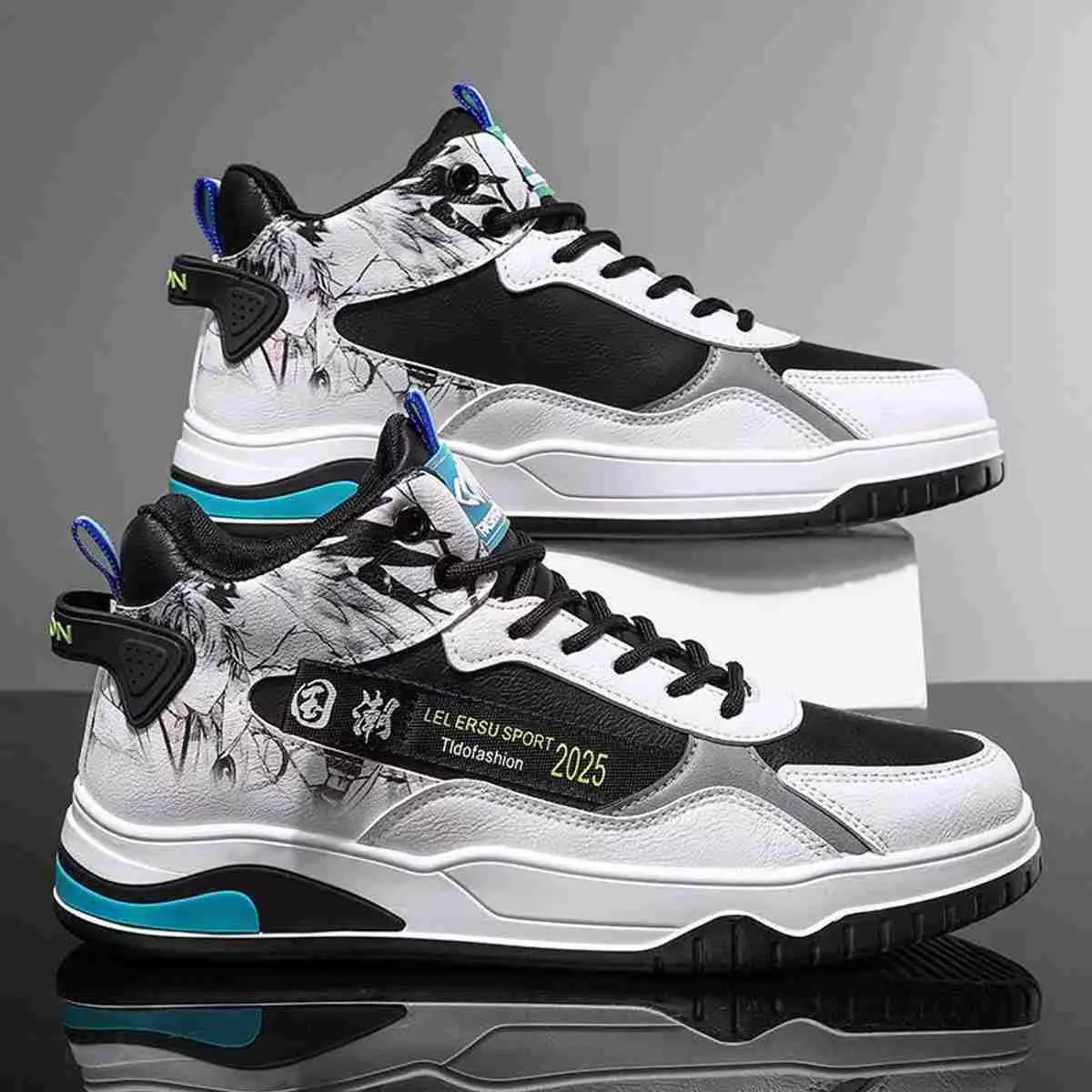 Jual LURAD Sepatu Anime Pria Sneakers Motif Kartun Cowok Kece J2029 ...