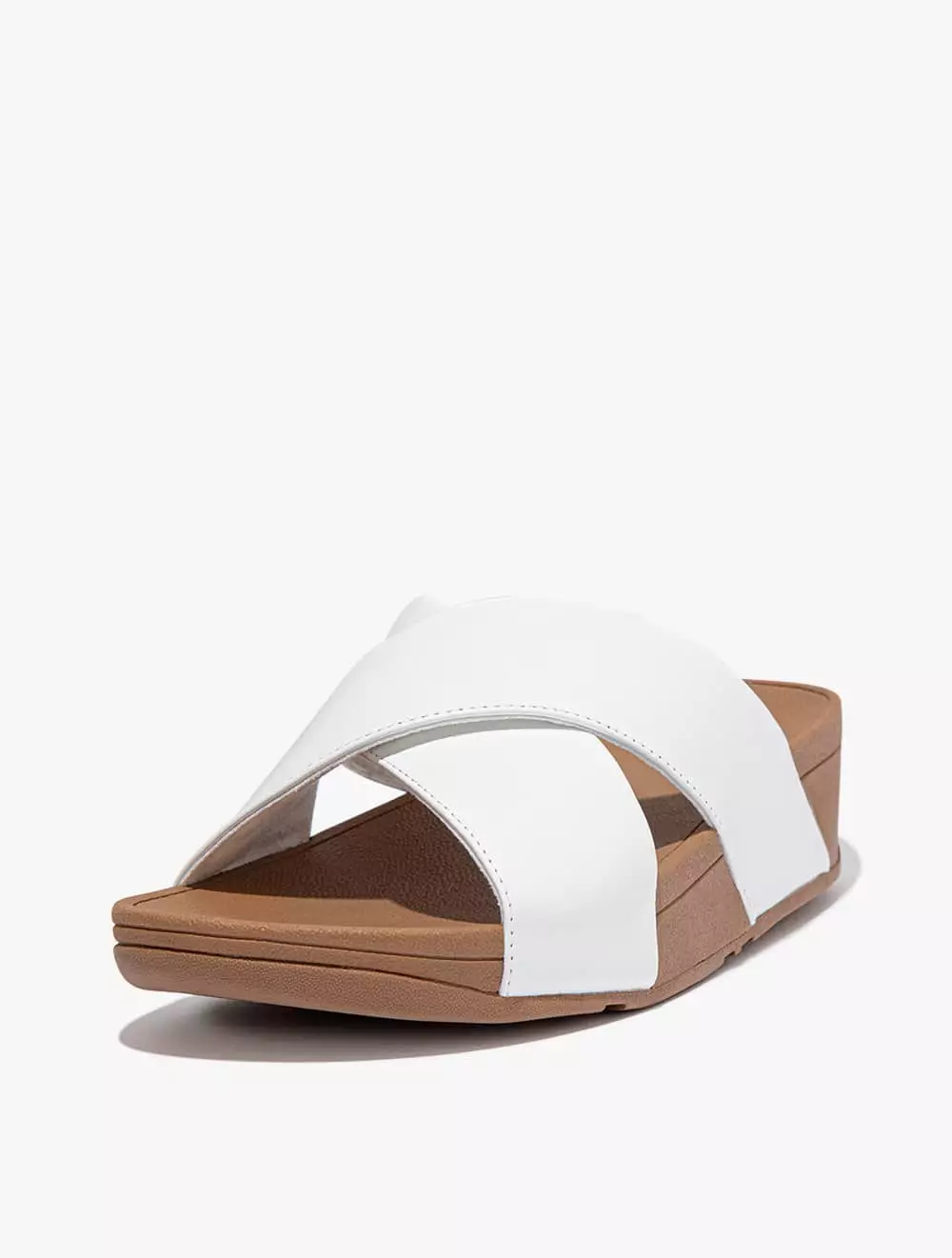 Jual FitFlop FITFLOP LULU LEATHER CROSS WOMEN'S SLIDES- URBAN WHITE - White Original 2024 ...