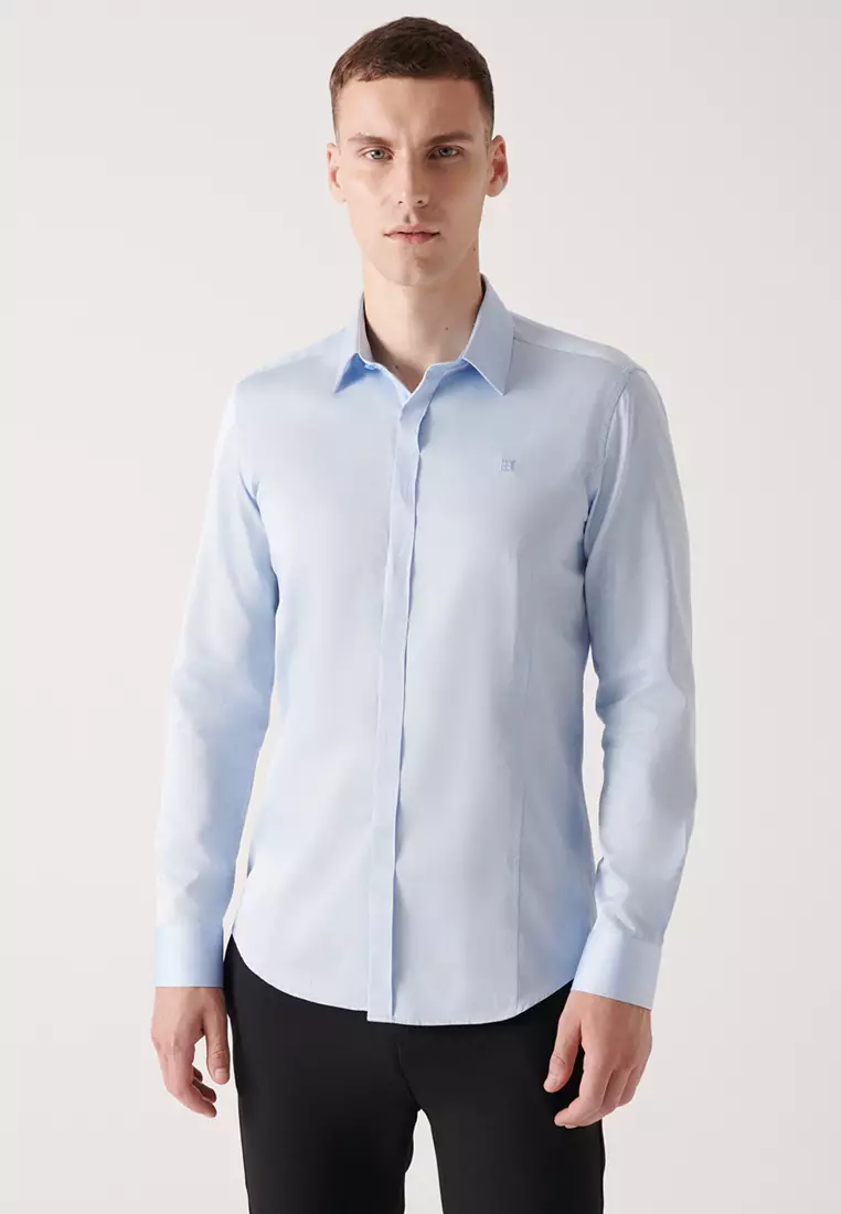 Buy Avva Satin Long Sleeves Shirt 2026 Online | ZALORA