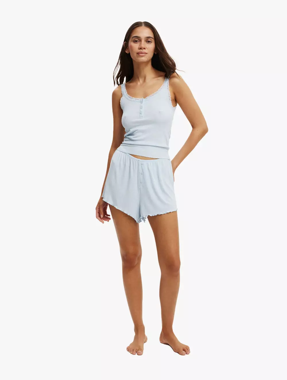 Jual Cotton On Body Cotton On Body- UNDERWEAR & PAKAIAN TIDUR - SLEEPY RIB FLARED SHORT - EIFFEL ...