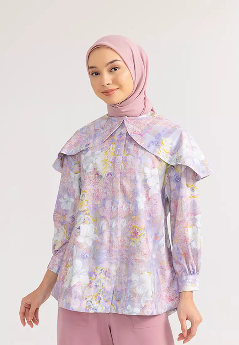 Jual Riamiranda Ria Miranda Mix Color Brevis Top Original 2024 | ZALORA ...