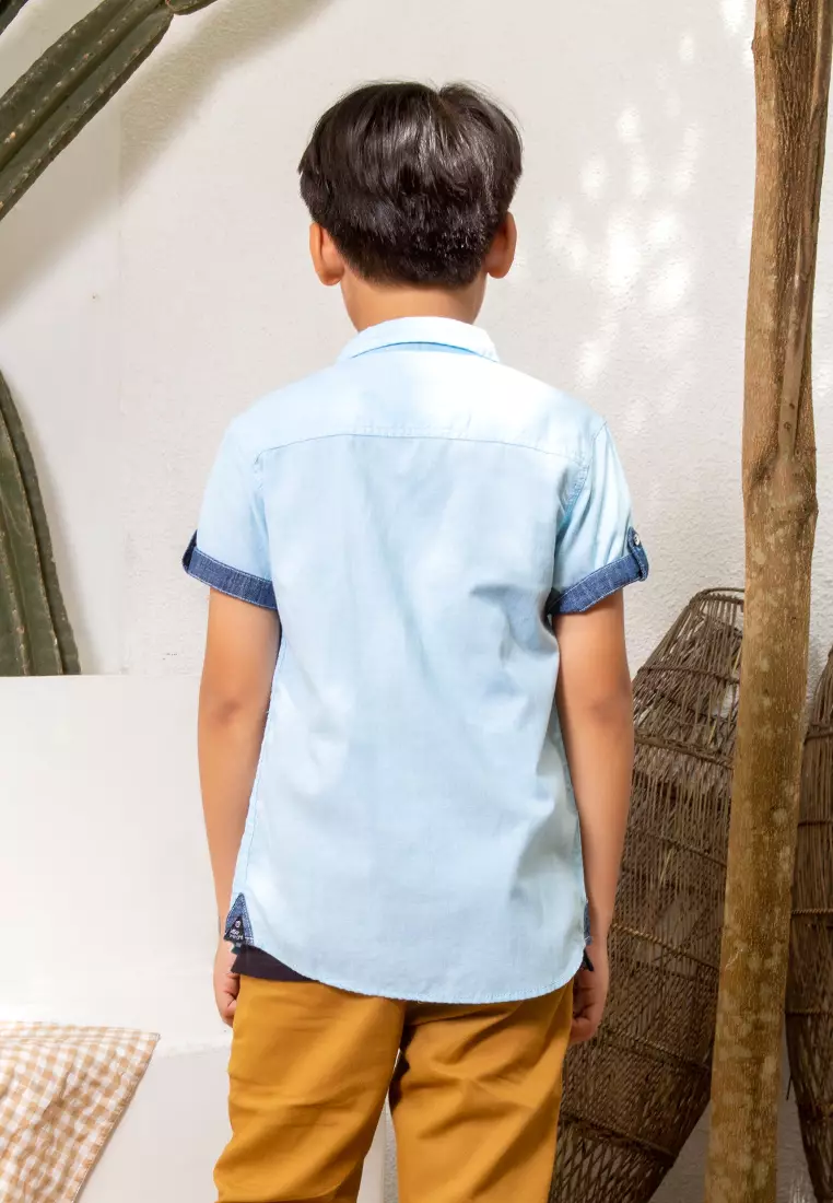 Jual LITTLE X EIGHT Boy Peter Shirt Junior Original 2025 | ZALORA ...