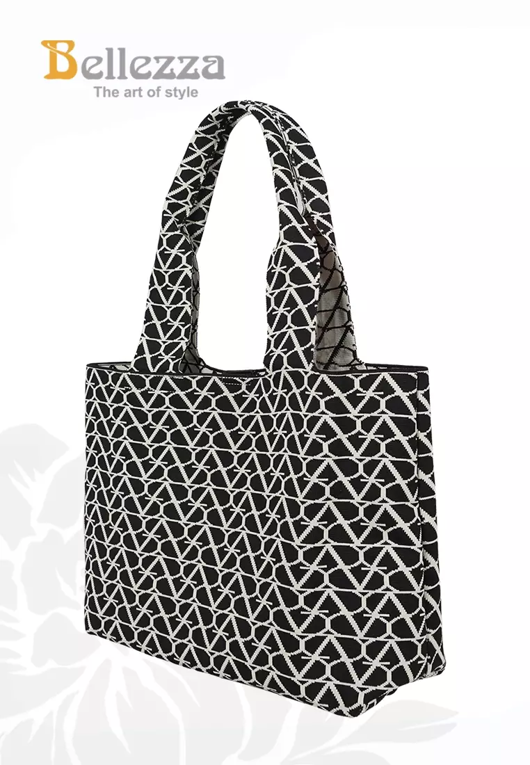Jual Bellezza Bellezza Tote Bag Wanita 63268-01 Black Original 2024 ...