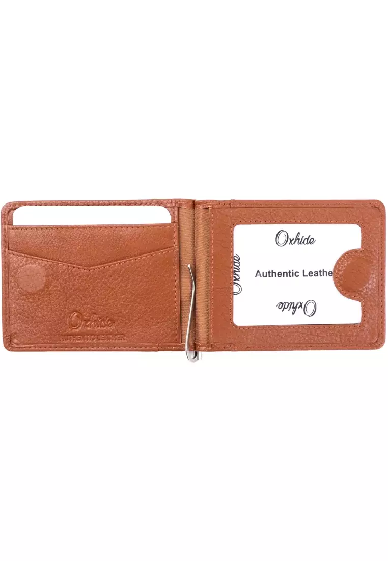 Buy Oxhide Money Clip Wallet Men -Full Grain Leather wallet- MC01 ...