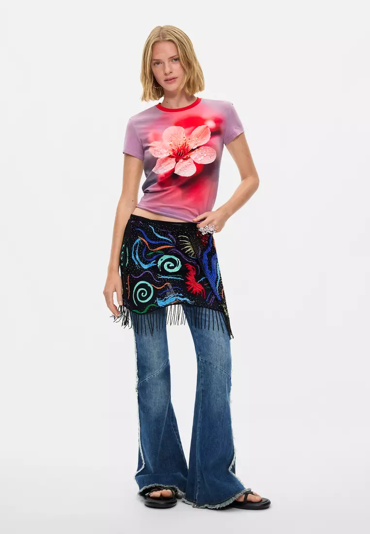 Buy Desigual Short printed pareo 2026 Online | ZALORA