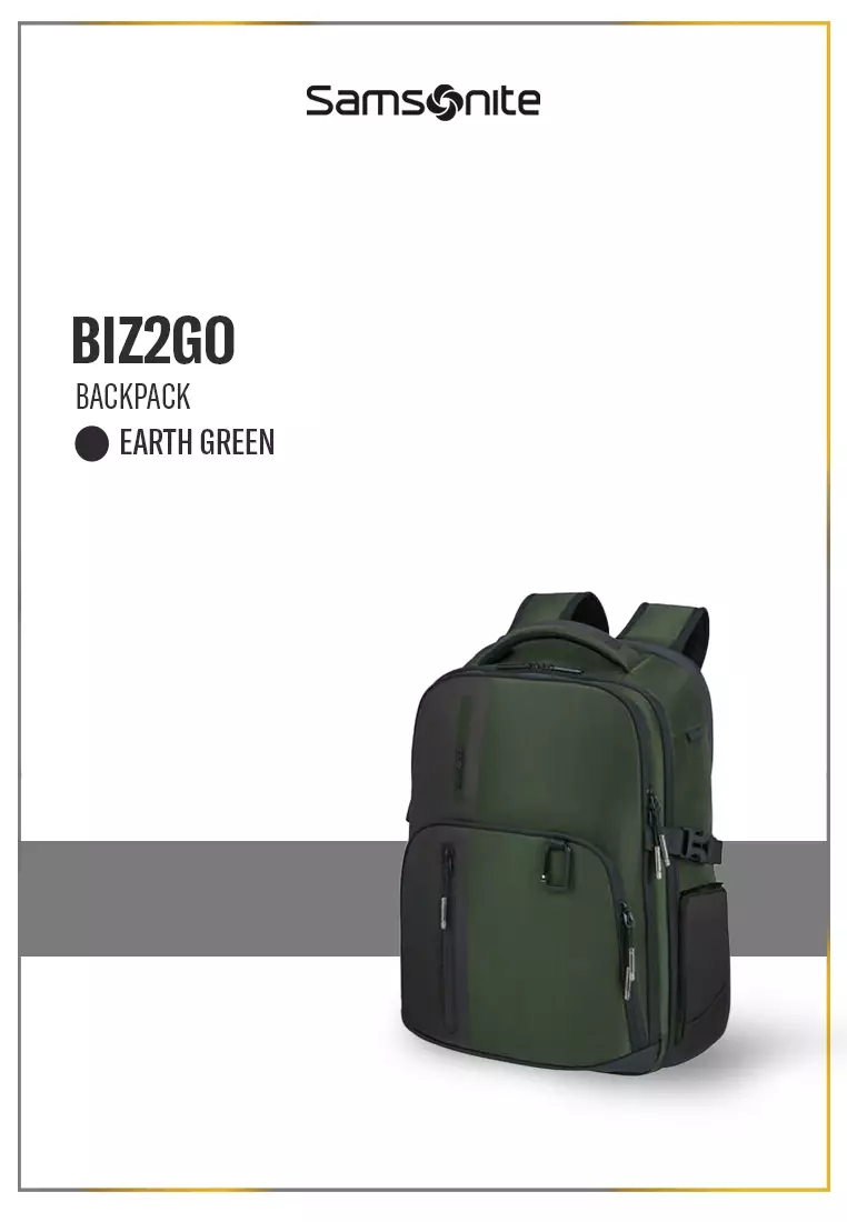 Jual Samsonite Samsonite Biz2Go Backpack 15.6" Daytrip - Earth Green ...