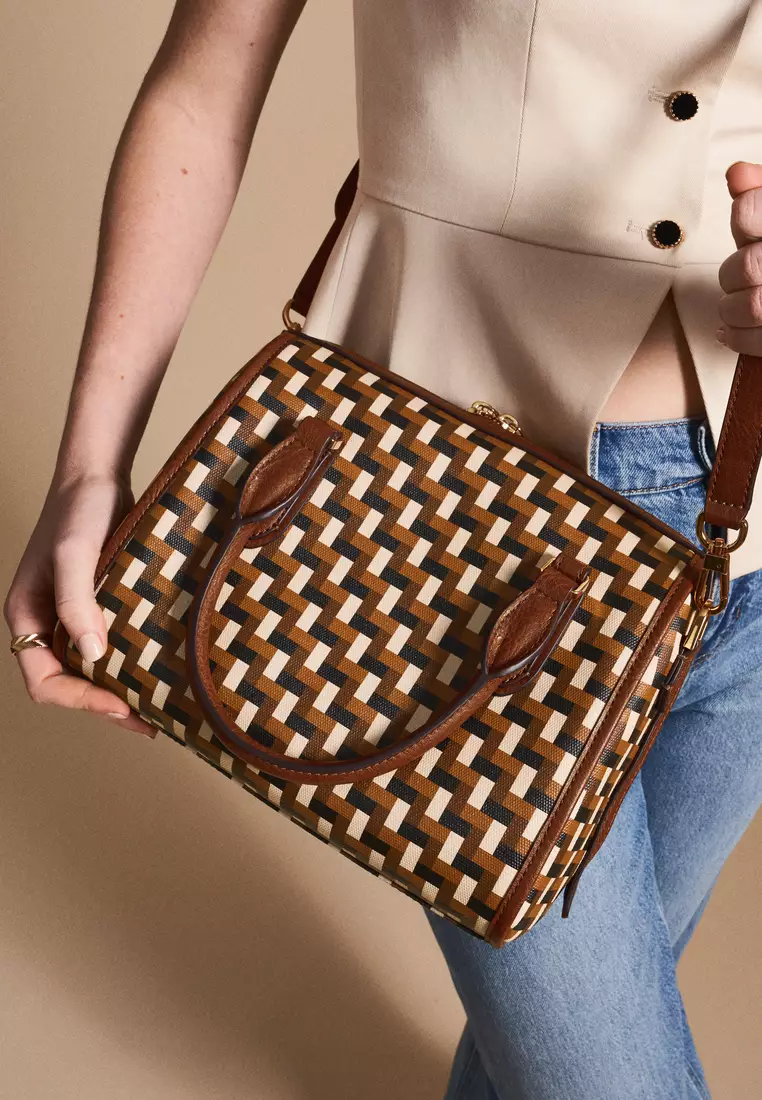 Buy Fossil Fossil Women's Williamson Top-handles ( ZB11019249 ) - Brown ...