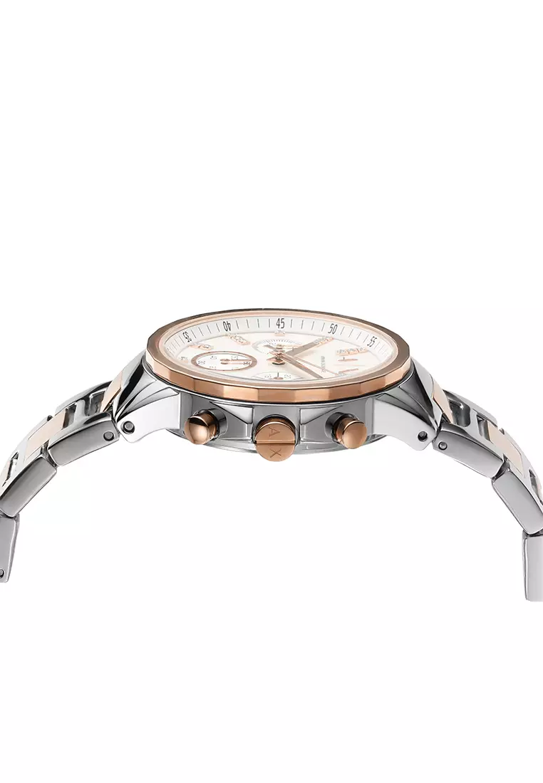 Buy Armani Exchange Lady Banks Twotone Stainless Steel Watch AX4331 ...