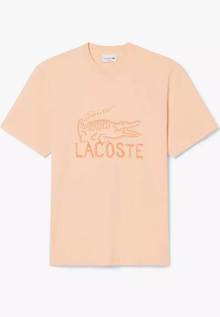 Buy Lacoste Printed Cotton T-shirt 2026 Online | ZALORA