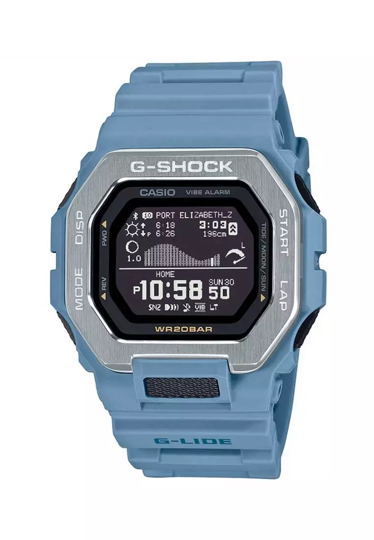 Jual G-Shock Casio G-SHOCK Jam Tangan Pria - Blue - Resin - GBX-100 ...
