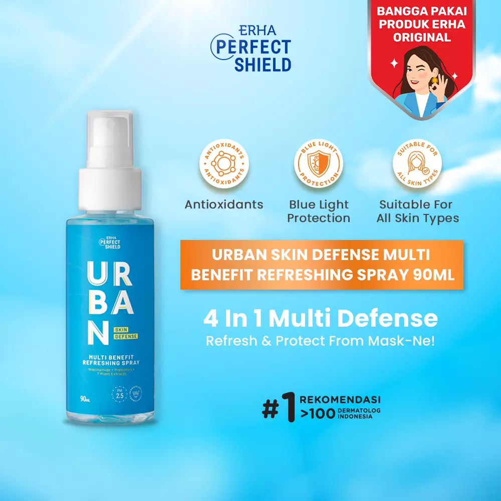 Jual ERHA ERHA PERFECT SHIELD URBAN SKIN DEFENSE Multi Benefit ...