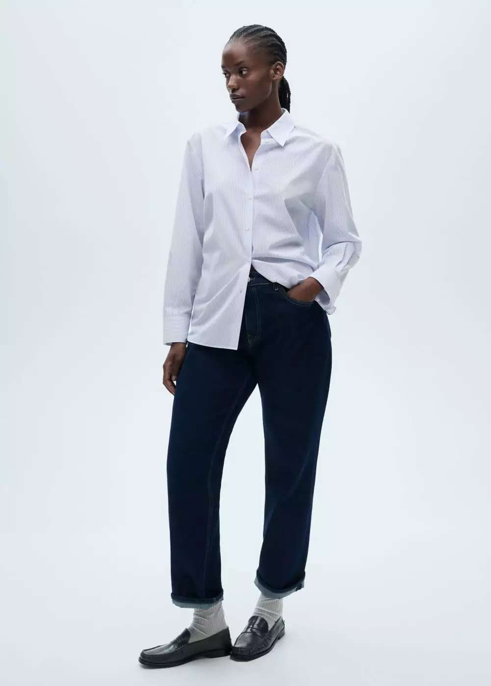 Jual Mango Kemeja campuran lyocell katun regular Original 2024 | ZALORA ...