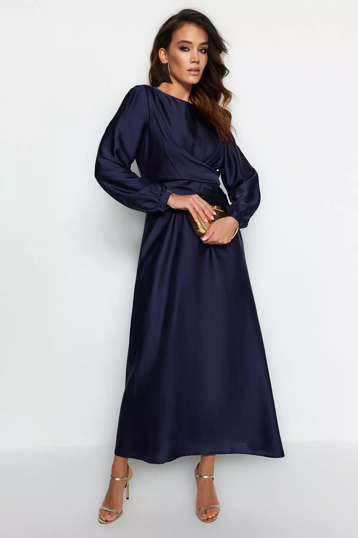 網上選購 Trendyol Modest Maxi Wrap Dress 2024 系列 | ZALORA香港