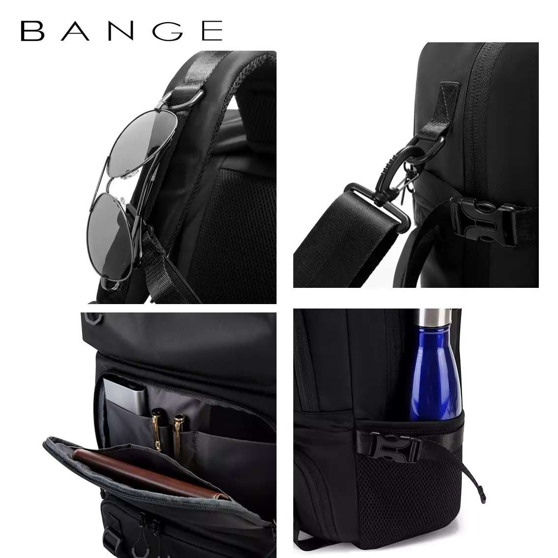 Jual Bange BANGE Tas Ransel Laptop pria Backpack Waterproof Lock 15.6 ...