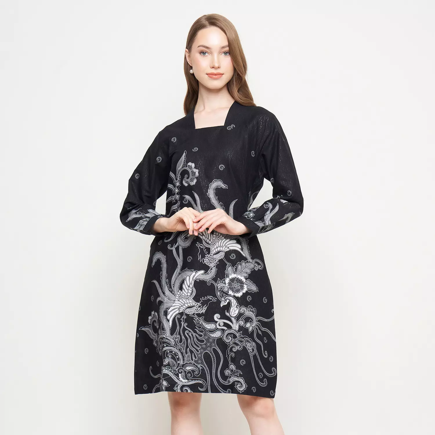 Jual Batik Krisna Wahyu [Krisna Wahyu] Batik Dress Katun Prada Original 2025 | ZALORA Indonesia