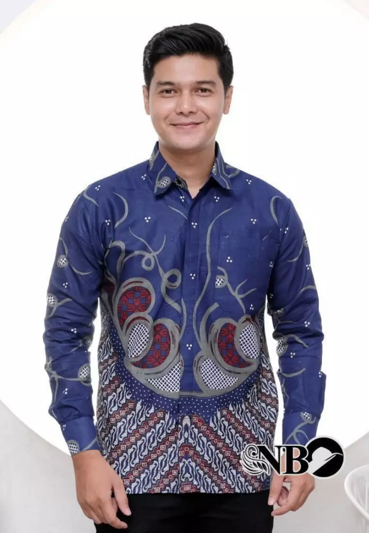 Jual Batik Tinari Mahalini Kemeja Batik Premium Pria Casual Modern ...