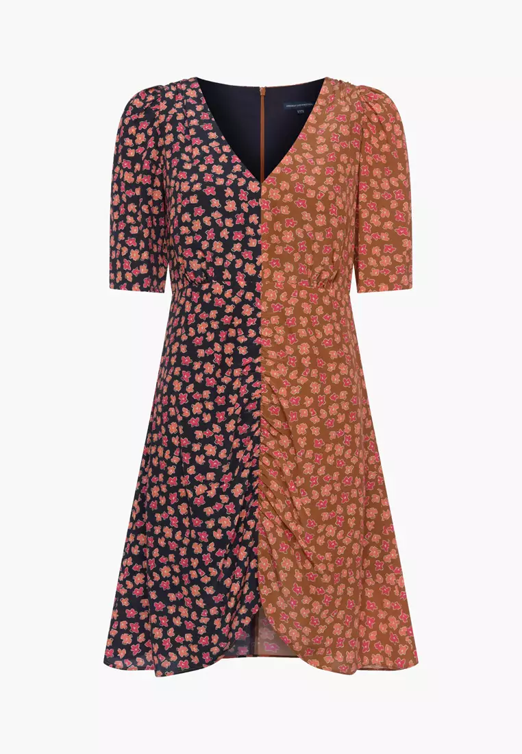 Jual French Connection Daisy Petals Mix Drape Dress Original 2024 | ZALORA Indonesia
