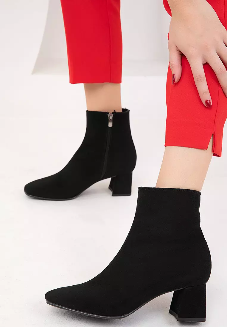 Buy Soho Tucked Mid Heeled Boots 2025 Online | ZALORA