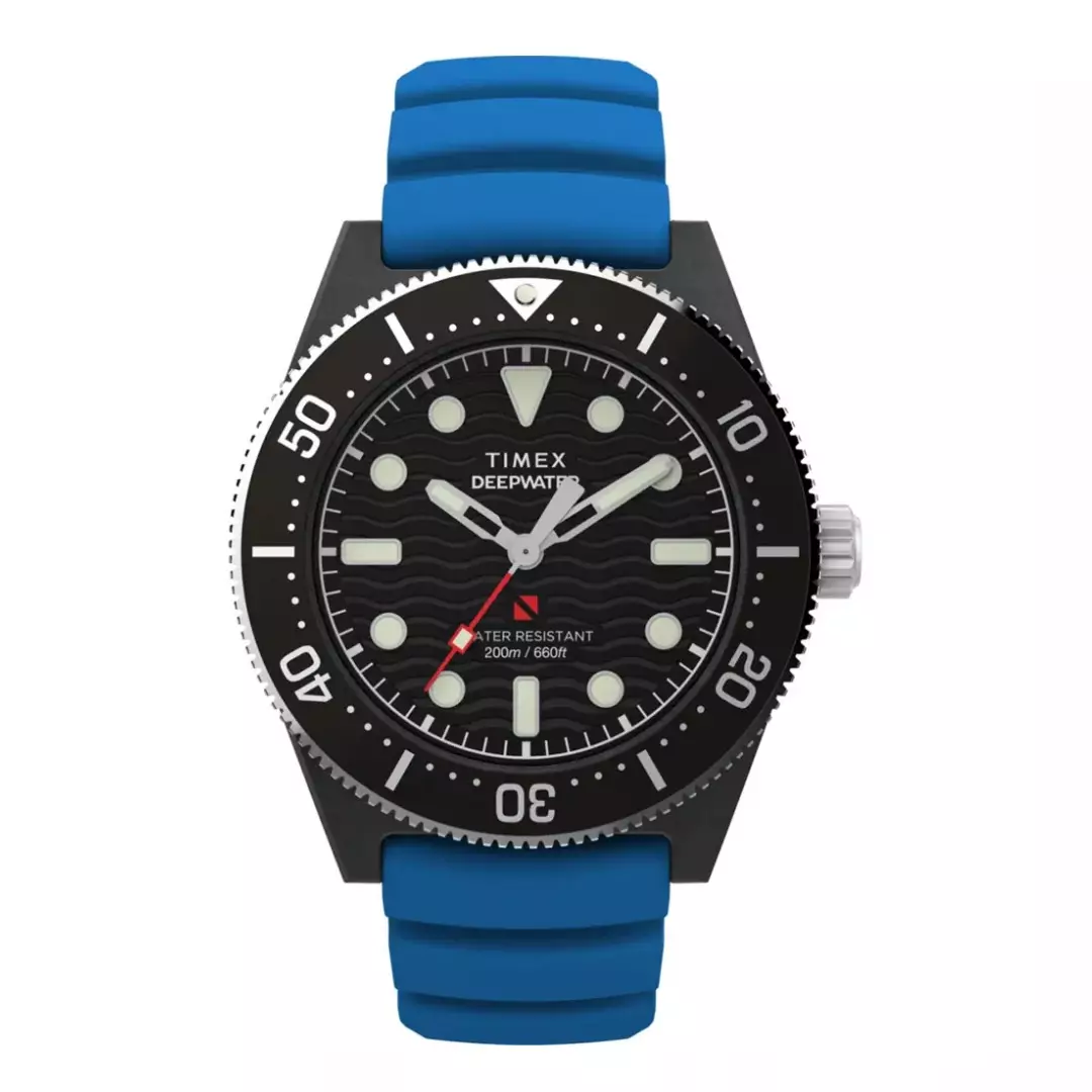 Jual Timex Jam Tangan Pria Timex Deepwater Reef 200 XCF Black Pattern ...