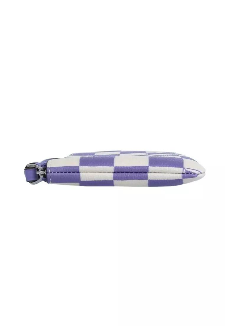 Buy Coach Coach Zip Leather Wallet (CR813) - SV / LIGHT VIOLET / CHALK ...
